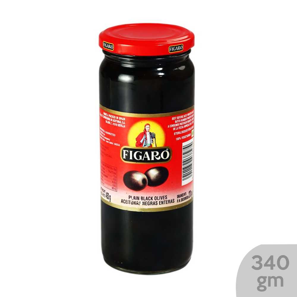 GROCERY & COOKING :: Figaro Pitted Black Olive- 340gm