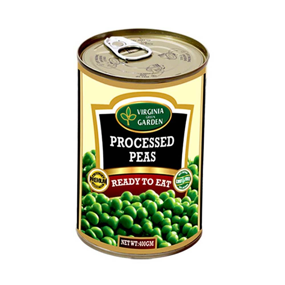 The Foods :: CANNED FOODS :: Virginia Green Garden Green Peas (Processed)- 400gm