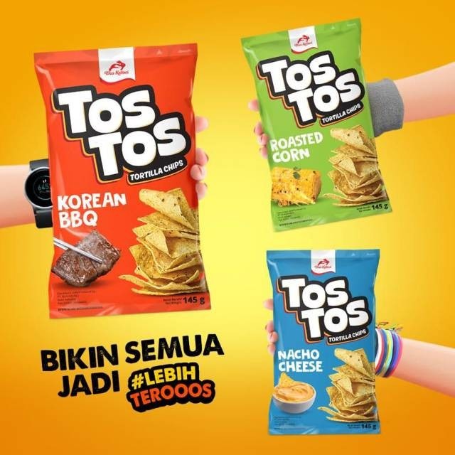 The Foods :: SNACKS :: Chips & Popcorn :: Dua Kelinci TOSTOS Tortilla ...