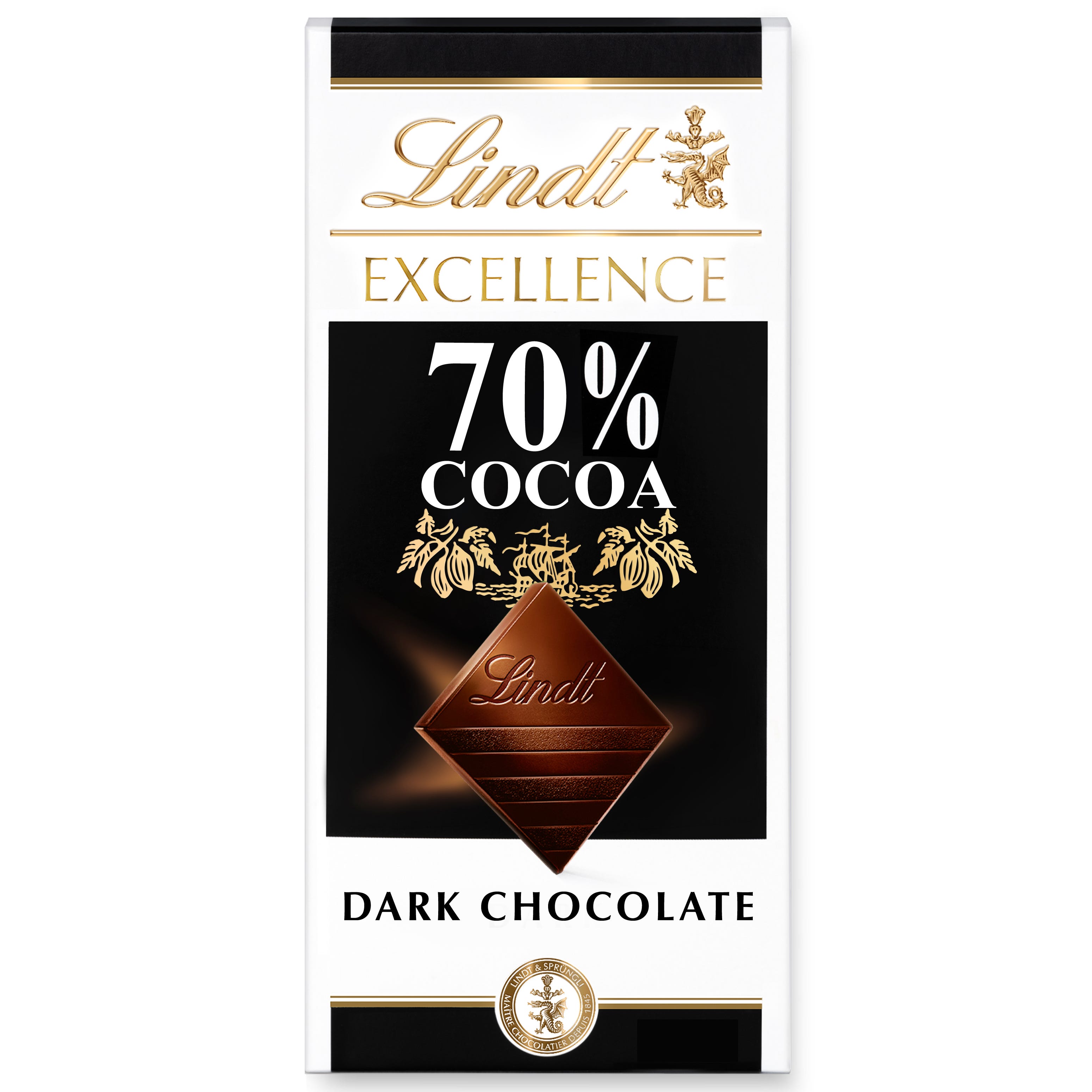 Chocolate & Candy Corner :: Chocolate Bars :: Lindt EXCELLENCE 70% Cacao Dark Chocolate Bar- 100g