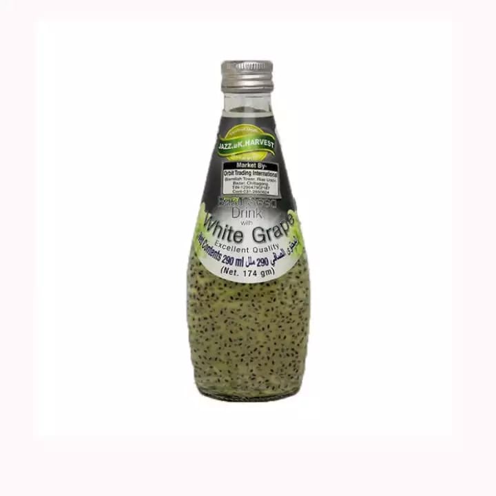 Drinks & Beverages :: Basil Seed Drink With Grape From Thailand -174ml