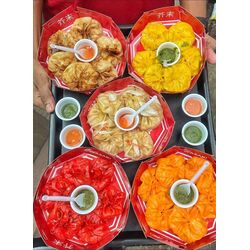 The Foods :: FROZEN FOODS :: Colorful Momo Sheet Wrappers (Green)- 25 Pc's