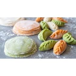 The Foods :: FROZEN FOODS :: Colorful Momo Sheet Wrappers (Yellow)- 25 Pc's