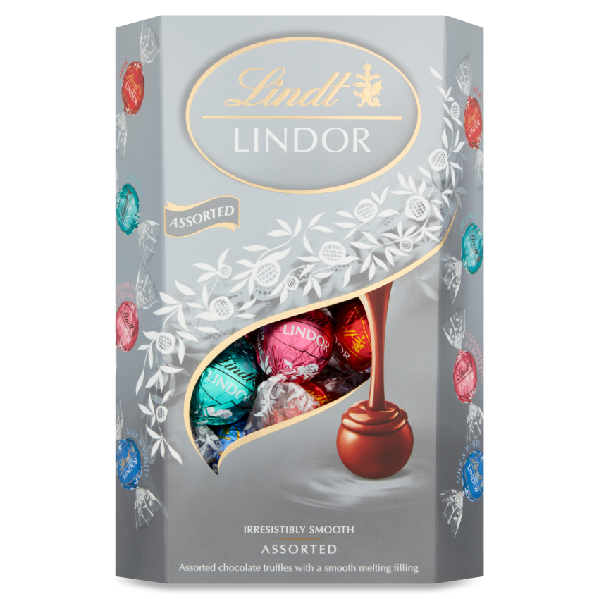Chocolate & Candy Corner :: Lindt LINDOR Silver Assorted Truffles- 337g