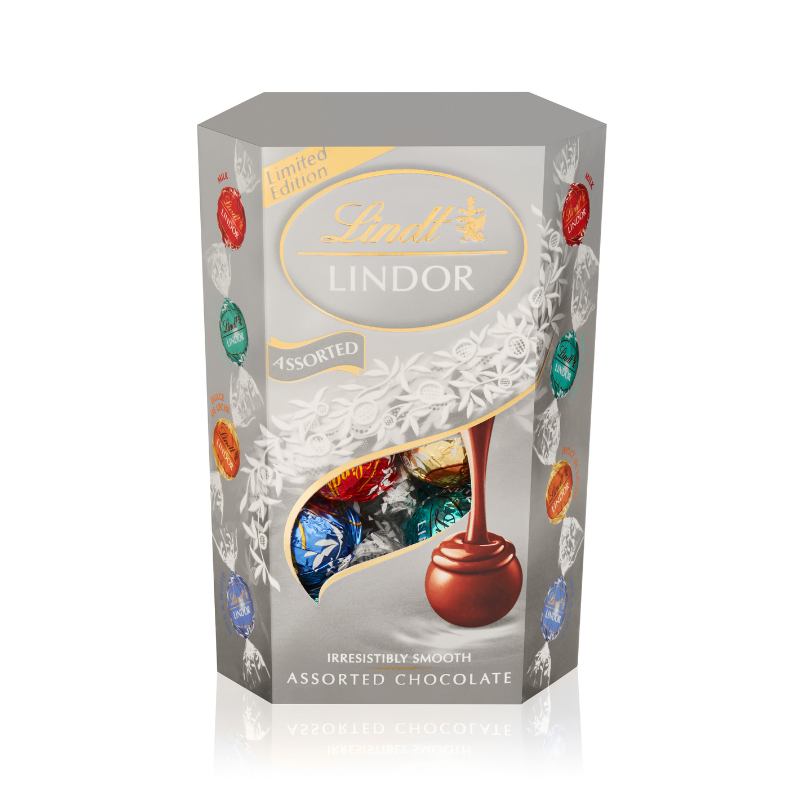 Chocolate & Candy Corner :: Lindt LINDOR Silver Assorted Truffles- 337g