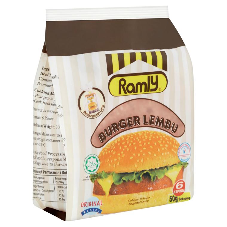 The Foods :: Ramly Beef Patty - 70g / pc