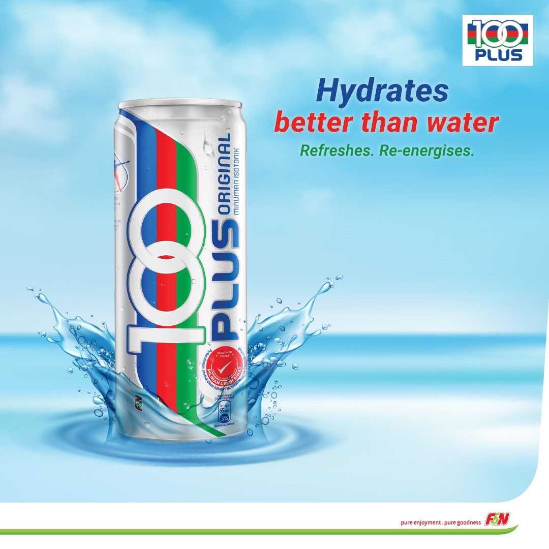 Drinks & Beverages :: 100 Plus Original F&N Isotonic Drink- 325mL