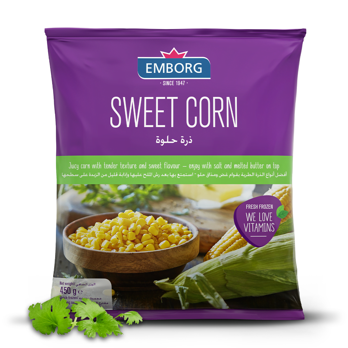 The Foods :: FROZEN FOODS :: Emborg Sweet Corn- 450 G