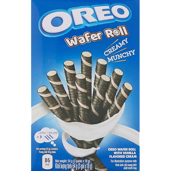 The Foods :: SNACKS :: Oreo Wafer Roll Creamy Munchy With Vanilla ...
