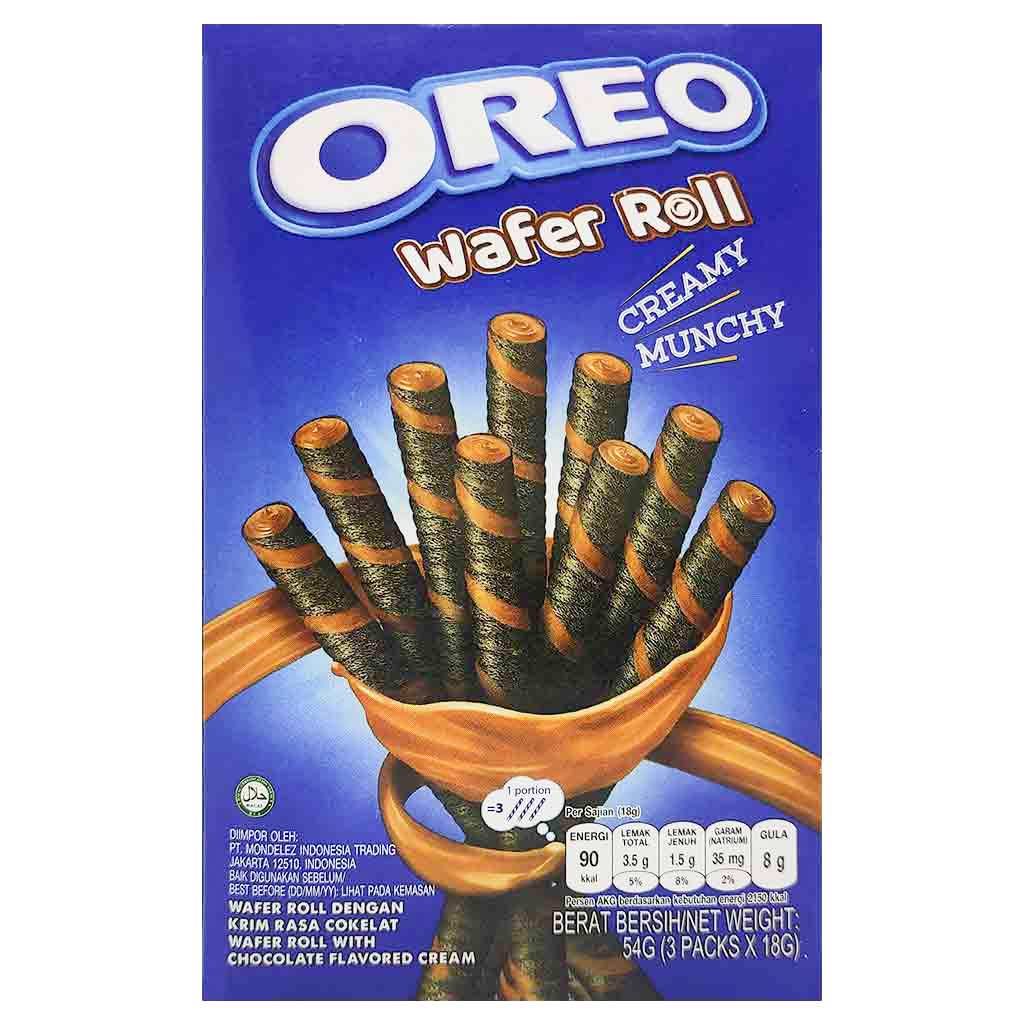 The Foods :: SNACKS :: Oreo Wafer Roll Creamy Munchy With Chocolate ...