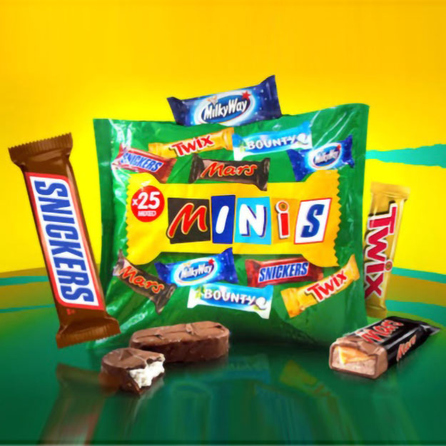 Chocolate & Candy Corner :: Chocolate Bars :: Mars Best of Minis 25 ...