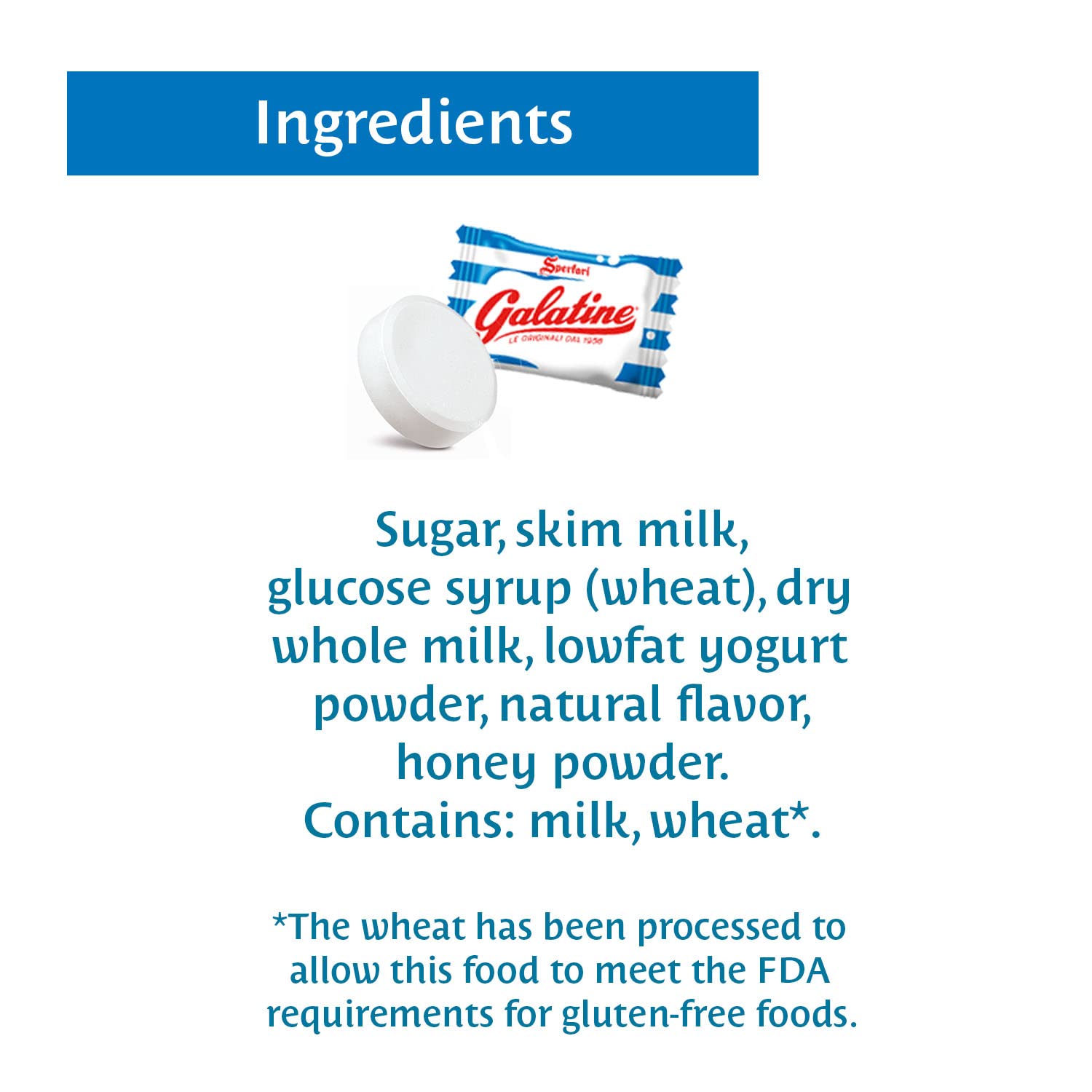 Chocolate & Candy Corner :: Sperlari Galatine Milk Bars (Tavolette Al ...