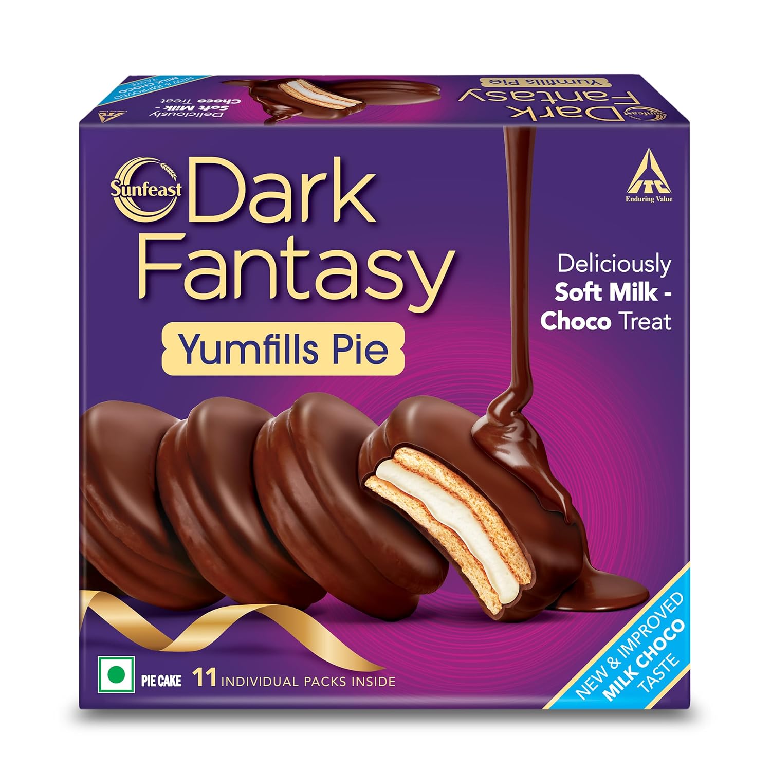 Chocolate & Candy Corner :: Sunfeast Dark Fantasy Yumfills Pie- 242g