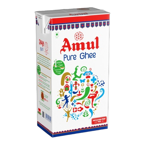 GROCERY & COOKING :: GHEE- ঘি :: Amul Pure Ghee Tetrapack- 1 L (905 g)