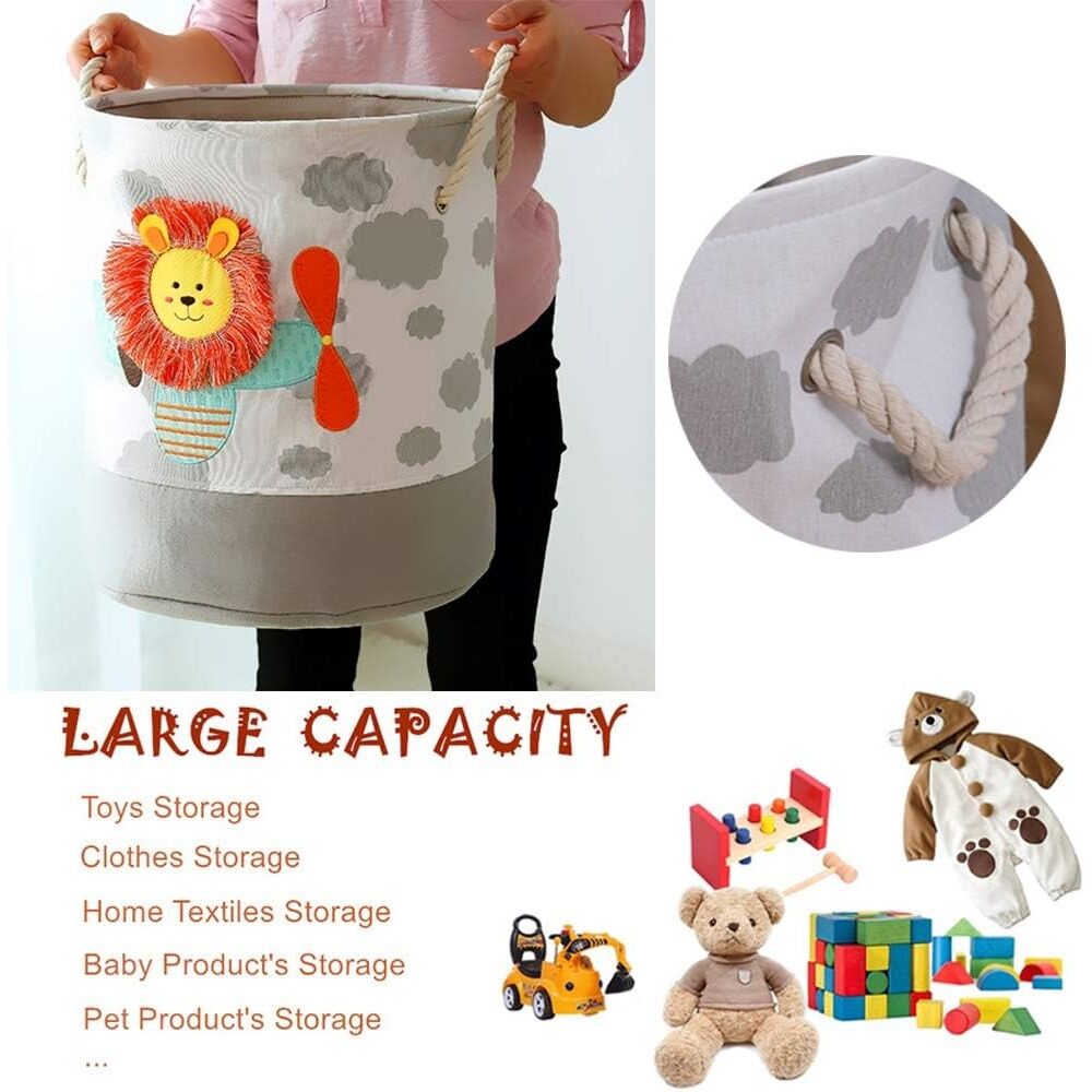 Infant & Baby Care :: kids Corner :: Kids' Toys Storage Basket Canvas ...