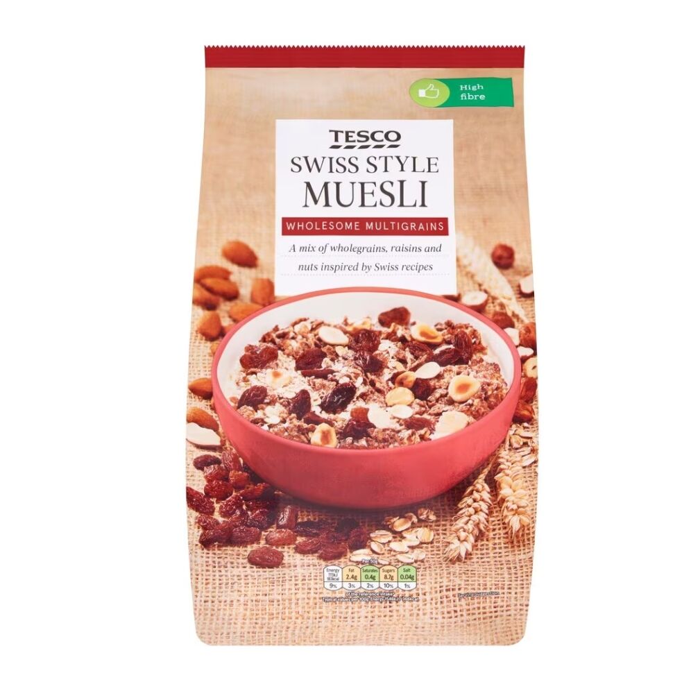 The Foods :: OATS & MUESLI :: TESCO SWISS STYLE MUESLI 1KG
