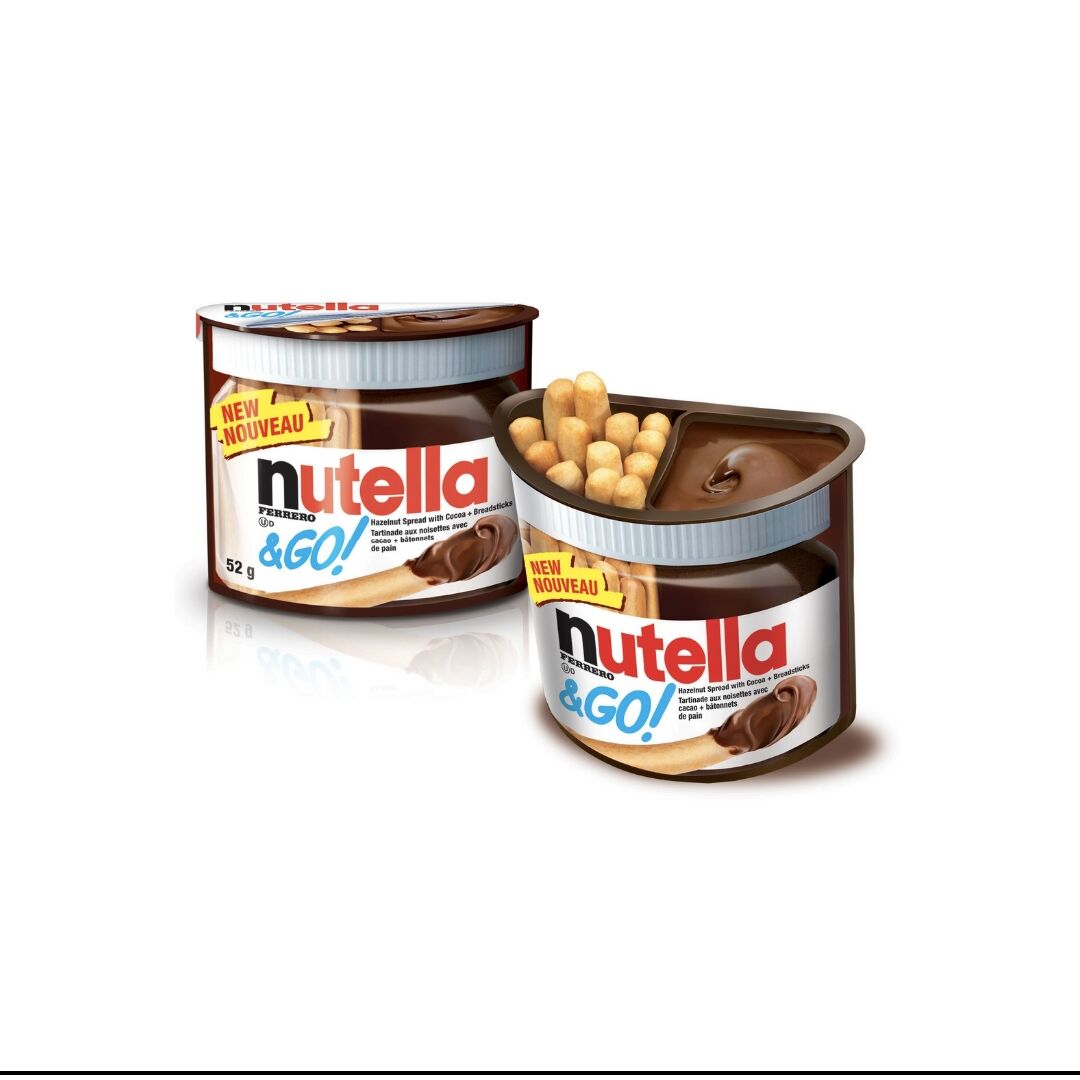 Chocolate & Candy Corner :: Nutella Ferrero & Go Hazelnut Spread and Breadsticks- 48gm- UK