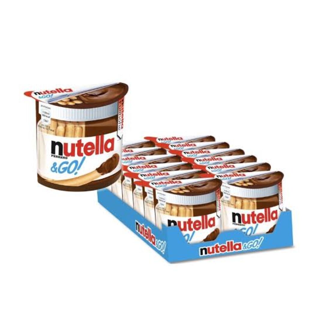 Chocolate & Candy Corner :: Nutella Ferrero & Go Hazelnut Spread and Breadsticks- 48gm- UK
