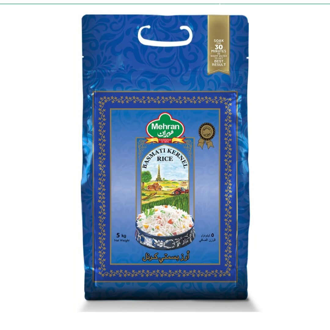 GROCERY & COOKING :: Rice & Flour :: Mehran Basmati Kernel Rice- 5 KG