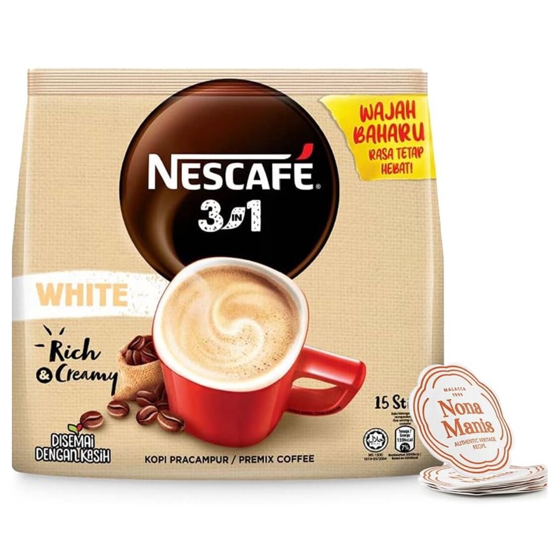 Drinks & Beverages :: Teas & Coffees :: Nestle Nescafe White Coffee 15 ...