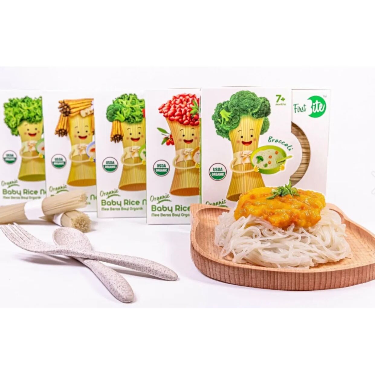 Infant & Baby Care :: BABY FOODS & JUICES :: First Bite Organic Baby Rice Noodle (Goji Berry ...