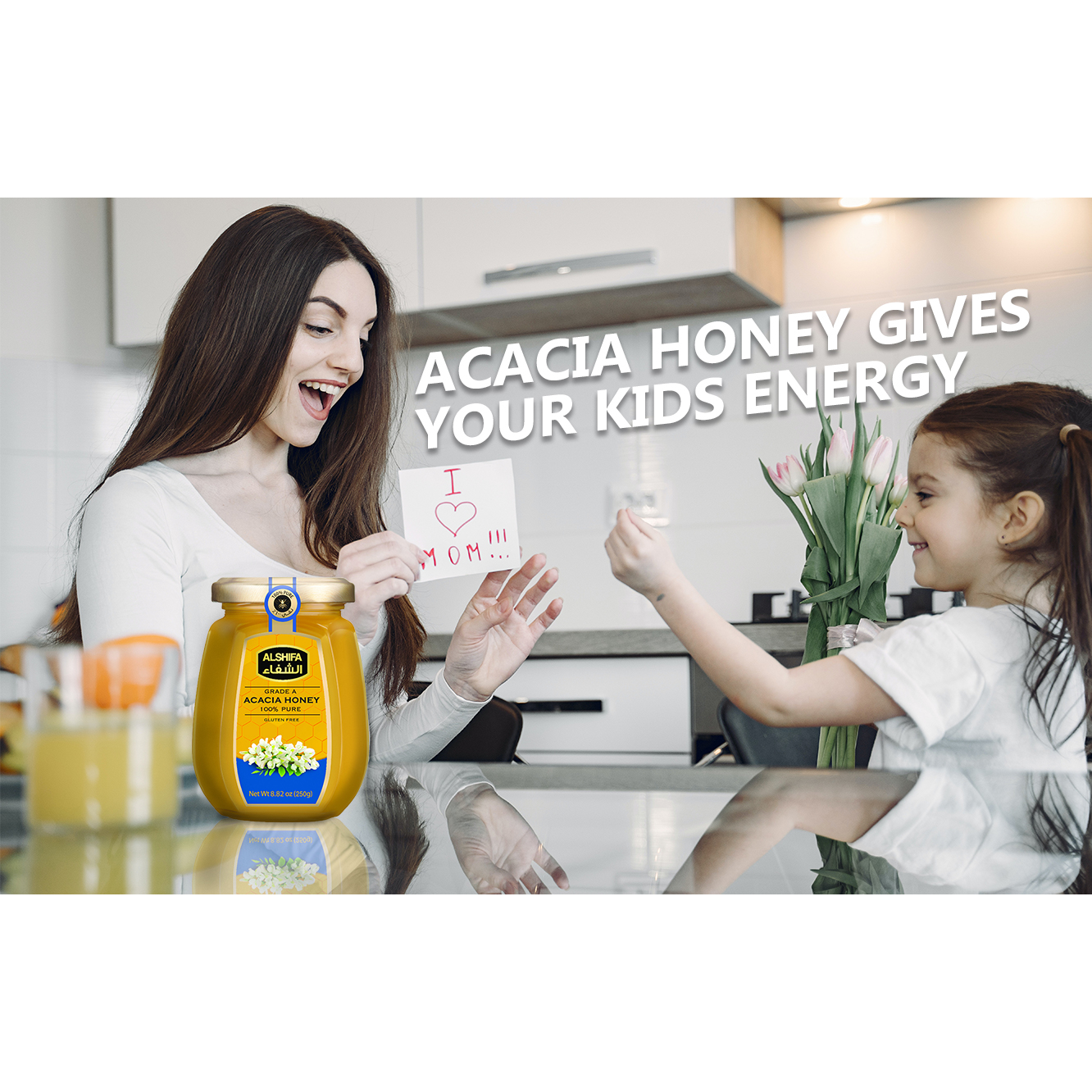 The Foods :: HONEY :: ALSHIFA Acacia Honey - 500 Grams