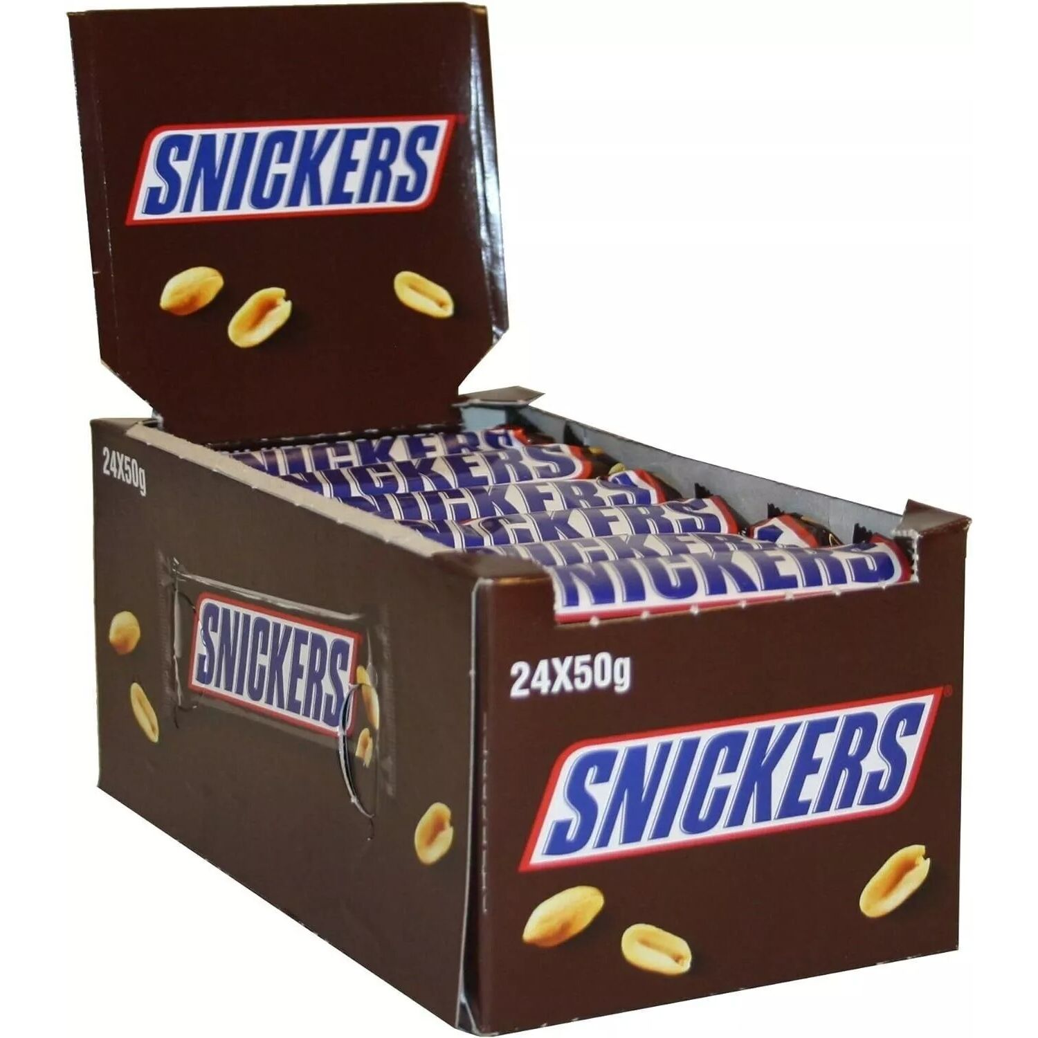 Chocolate & Candy Corner :: Snickers Original Chocolate Bar 24 x 50g ...