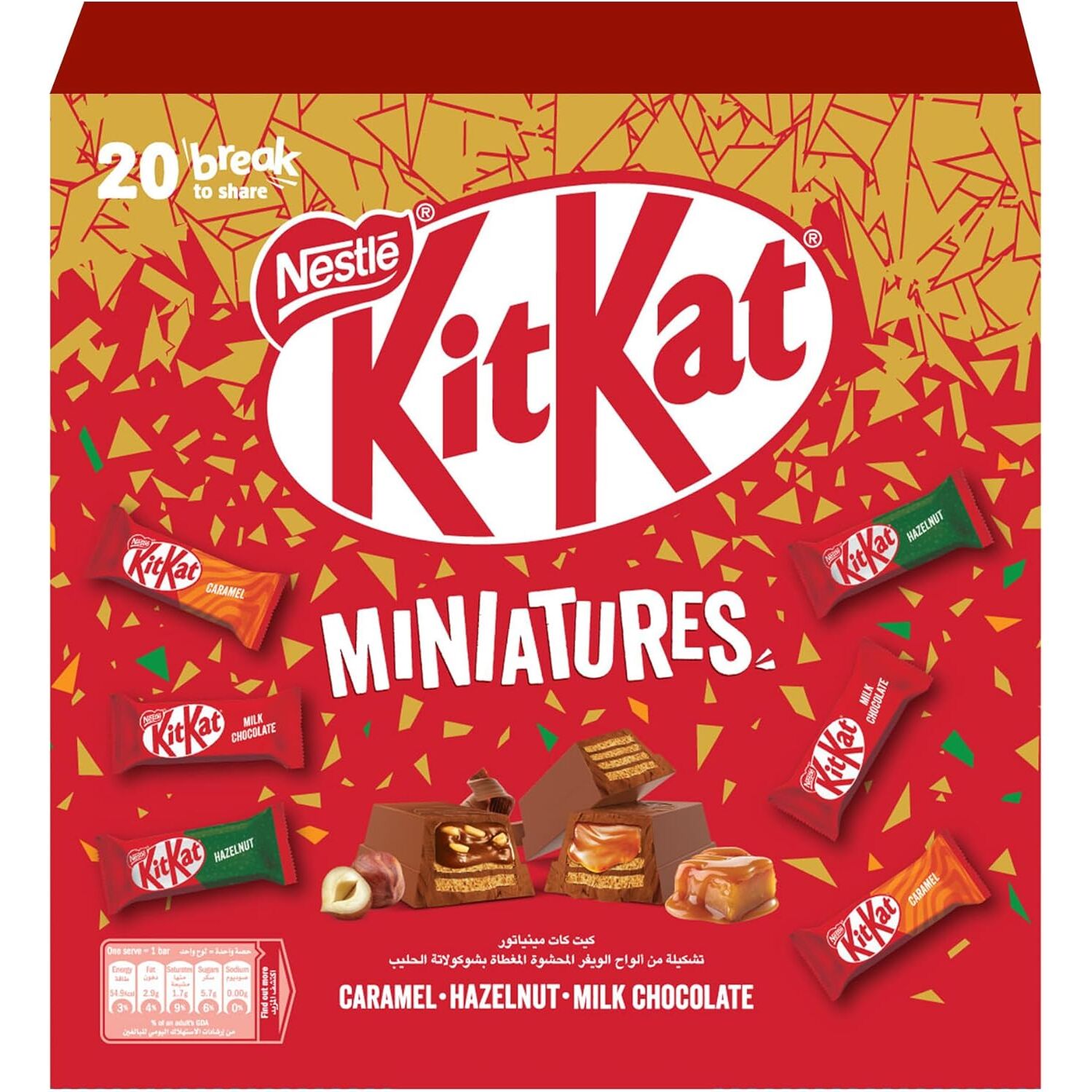 Chocolate & Candy Corner :: Nestlé Kit Kat Miniatures Assortment Box ...