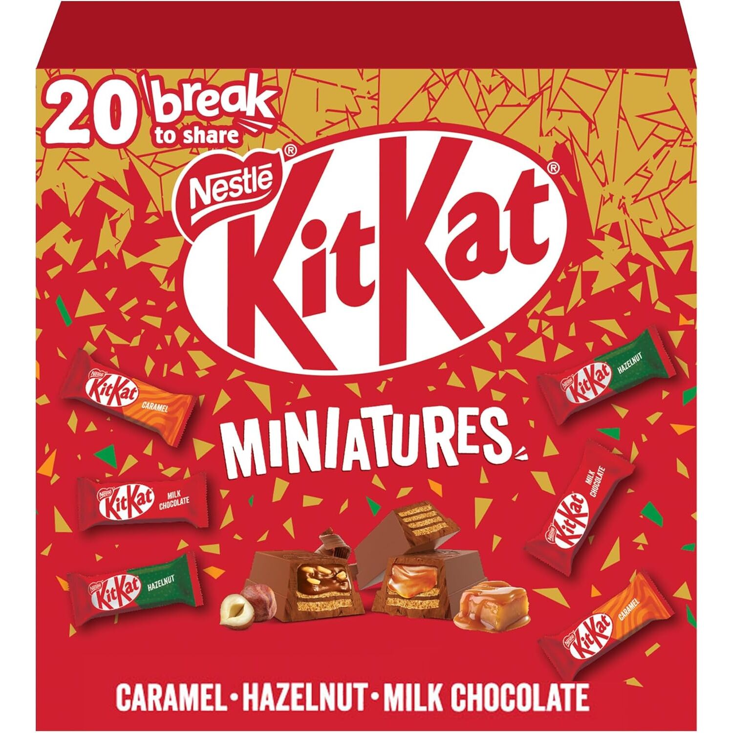 Chocolate & Candy Corner :: Nestlé Kit Kat Miniatures Assortment Box ...