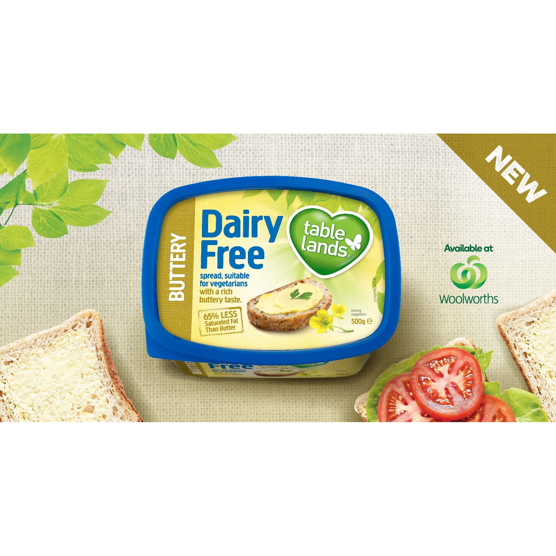The Foods :: BREAKFAST :: Chocolate & Butter Spreads :: Tablelands Buttery Dairy Free Spread ...