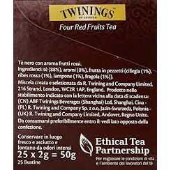 Drinks & Beverages :: Teas & Coffees :: Twinings Four Red Fruits Tea, 50 g