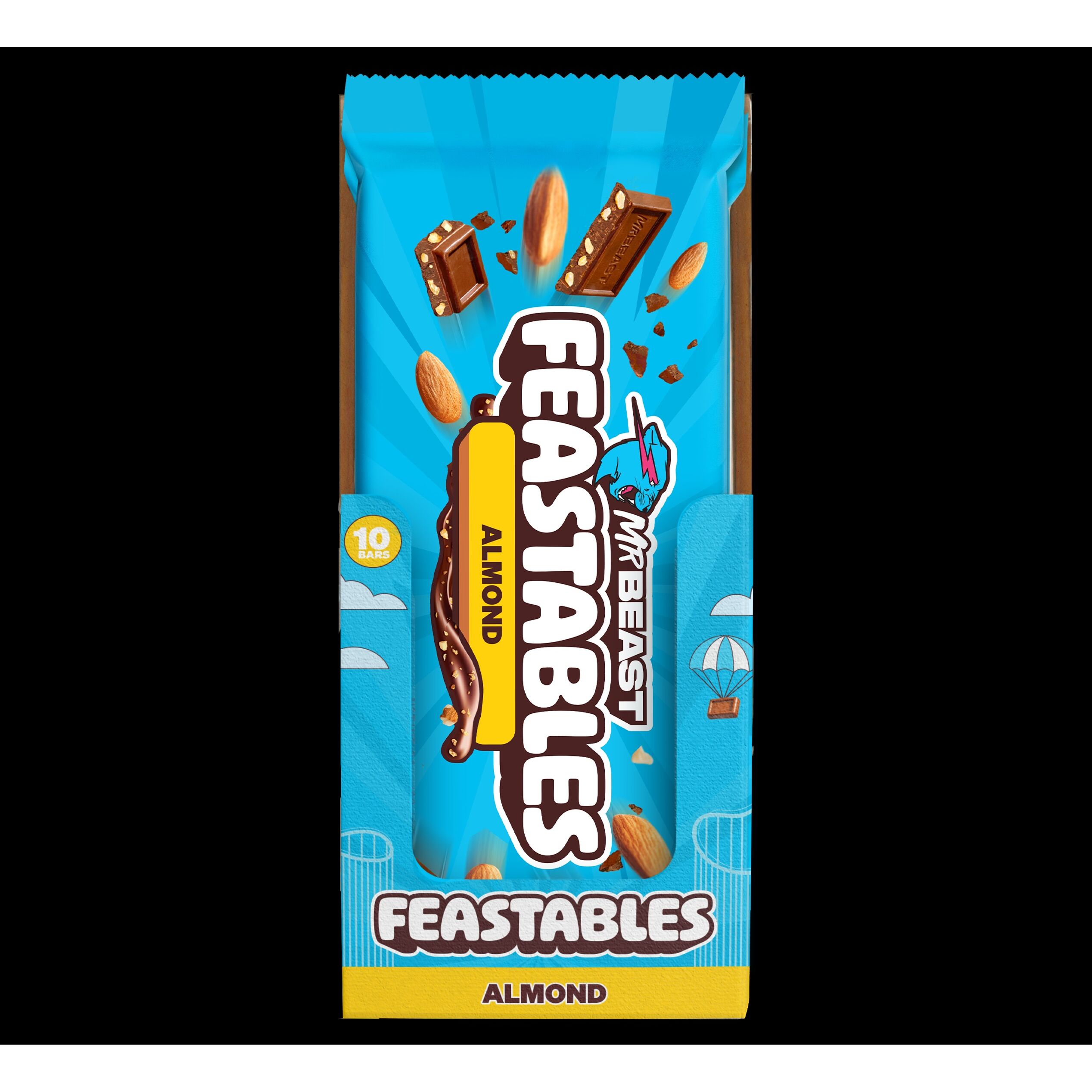 Chocolate & Candy Corner :: Chocolate Bars :: MR BEAST FEASTABLES Almond Chocolate Bar- 60g (2.1 OZ)