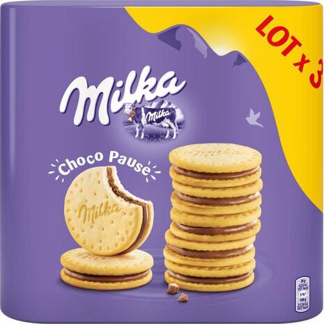 The Foods :: Cookies & Biscuits :: Milka Choco Pause Sandwich Biscuits ...