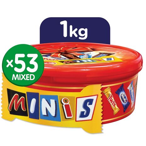 Chocolate & Candy Corner :: Chocolate Bars :: Minis Chocolate Box- 600 GM