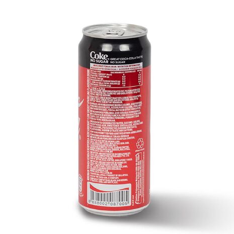 Drinks & Beverages :: Soft Drinks :: Coca-Cola Zero Coke Can- 320 mL