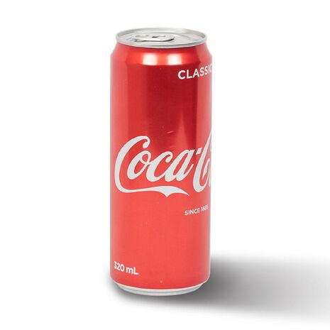 Drinks & Beverages :: Soft Drinks :: Cocacola Classic Coke Can- 320 mL