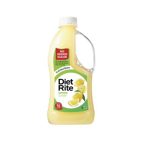 Drinks & Beverages :: Diet Rite Cordial Lemon- 1L