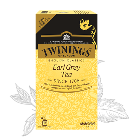 Drinks & Beverages :: Teas & Coffees :: TWININGS EARL GREY TEA- 25 Bags