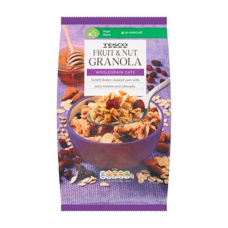 The Foods :: OATS & MUESLI :: Tesco Fruit & Nut Granola 1KG
