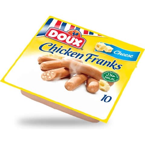 The Foods :: FROZEN FOODS :: Doux Chicken Franks Cheese Flavor- 340gm