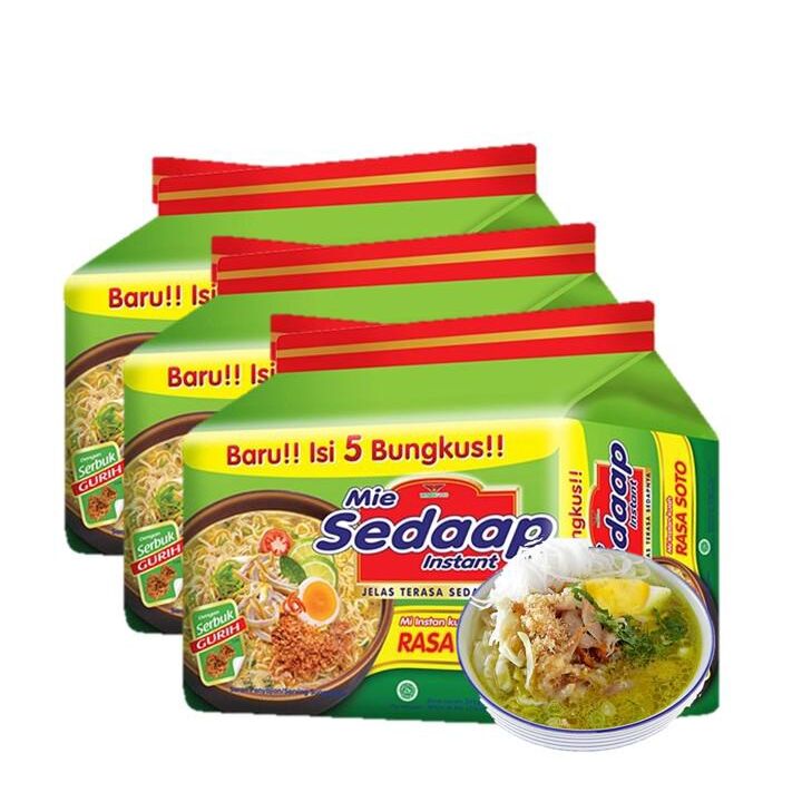 The Foods :: SNACKS :: Cup Noodles & Soup :: Mie Sedaap Soto Flavor Instant Noodles 375 gm