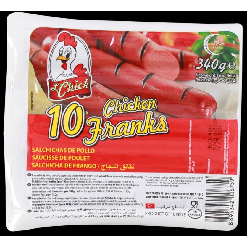 The Foods :: FROZEN FOODS :: Chicken Franks & Sausages :: Keskinoğlu L ...