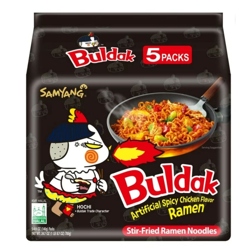 The Foods :: SNACKS :: NOODLES :: SAMYANG HOT CHICKEN NOODLES RAMYUN ...