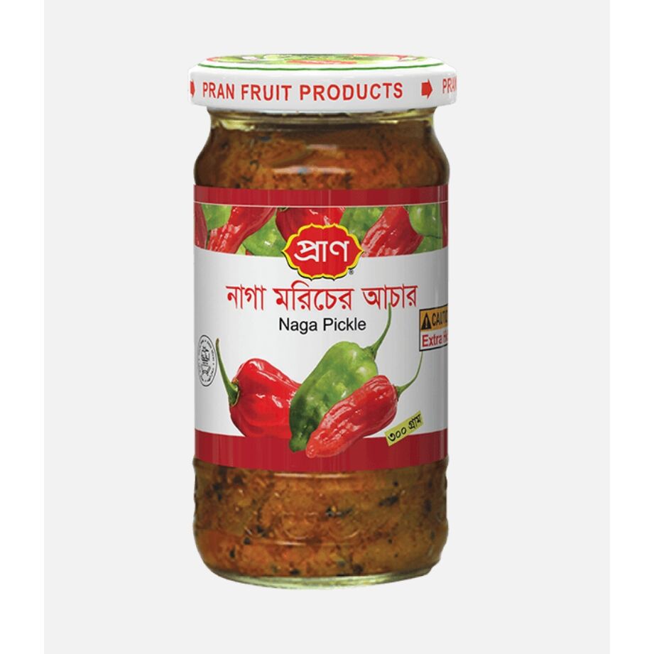 GROCERY & COOKING :: SPICES (মশলাপাতি) :: Pran Naga Chili Pickel - 300gm